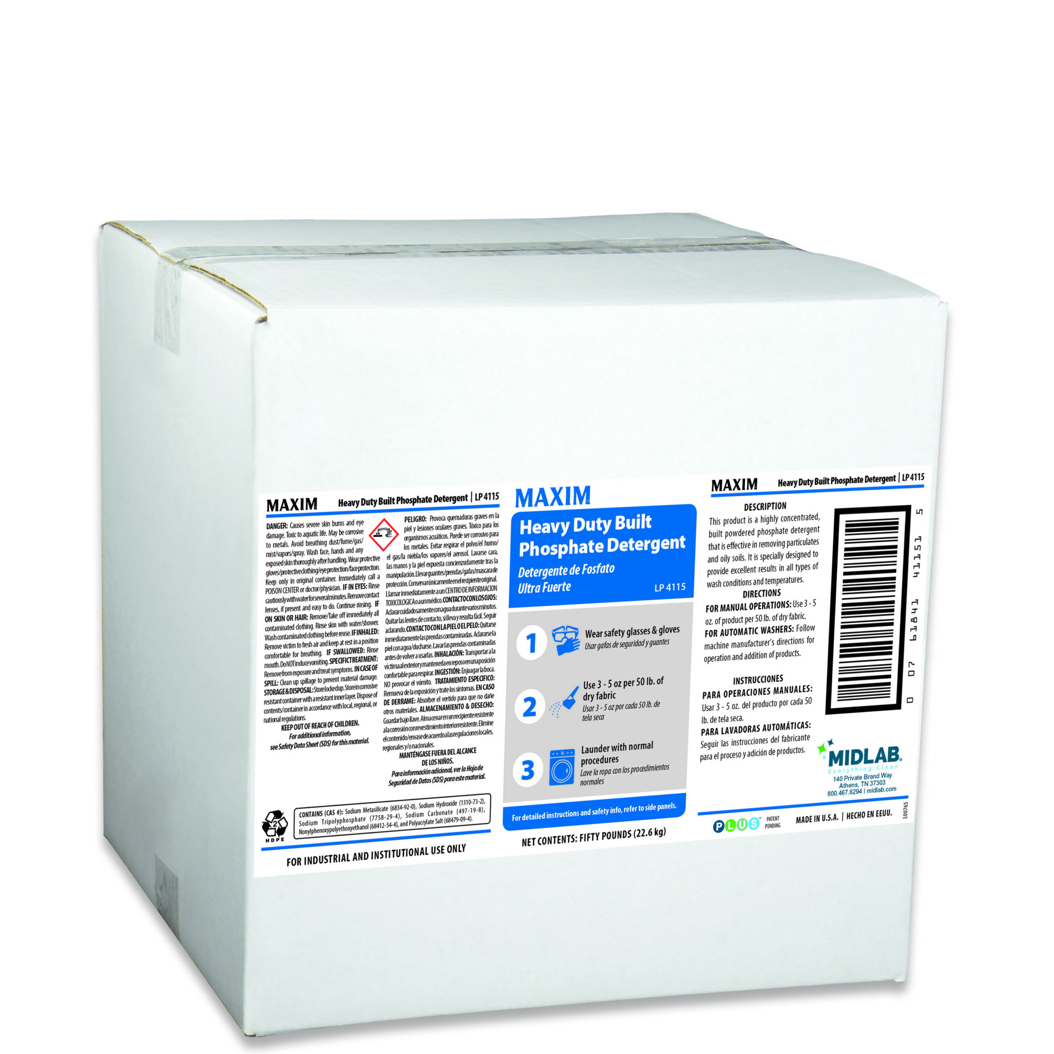 Built Laundry Detergent 50 lb, White – Innov8 Supply