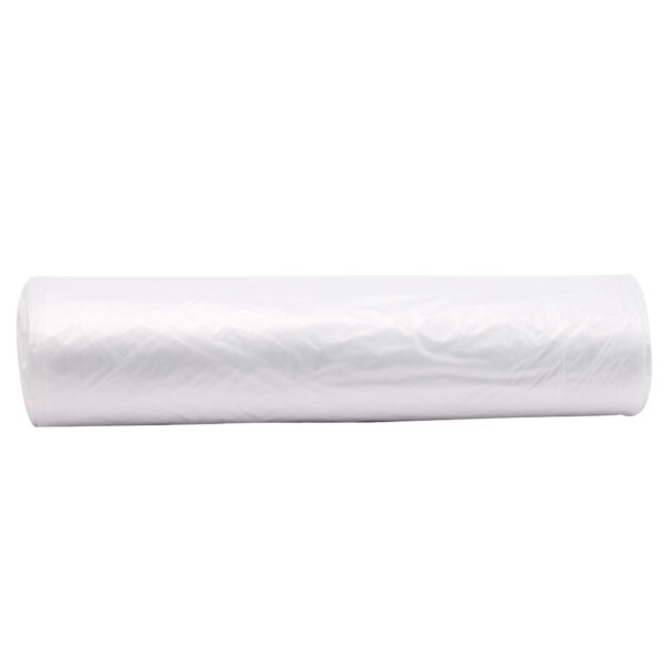 43x46 .55mil Clear Glutton 56 gal Hi-Density liner interleaved roll ...